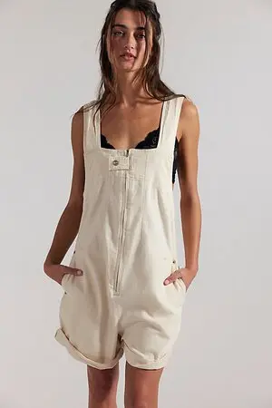 Free People We The Free Jude Shortalls - Ecru