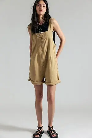 Free People We The Free Jude Shortalls - Warm Sand