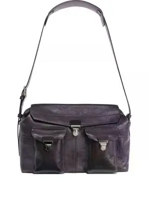 LEMAIRE Week-end Gear Leather Shoulder Bag - Brown