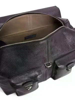 LEMAIRE Week-end Gear Leather Shoulder Bag - Brown