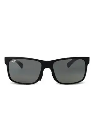 Maui Jim Ho'opili Rectangle-frame Sunglasses - Black