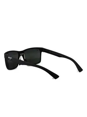 Maui Jim Ho'opili Rectangle-frame Sunglasses - Black