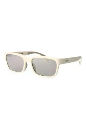 Moncler Slicka Rectangle-frame Sunglasses