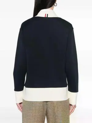 Thom Browne Contrasting-trim V-neck Cardigan
