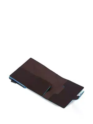 PIQUADRO Leather Metal Cardholder
