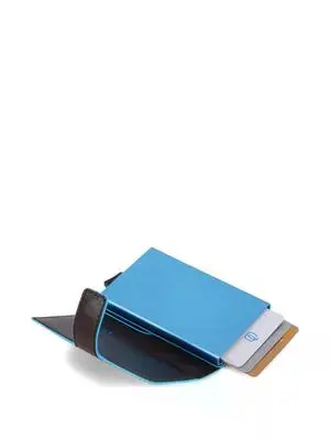 PIQUADRO Leather Metal Cardholder