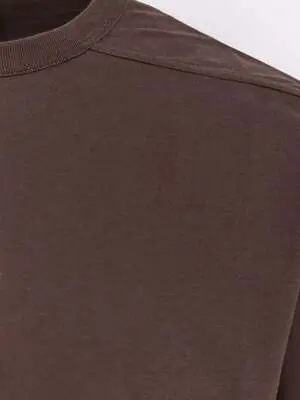 Rick Owens Brad T Cotton Tshirt - Brown