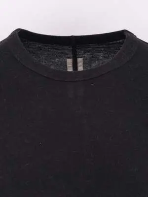 Rick Owens Basic Ls T Viscose Blend Tshirt - Black