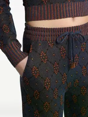 Etro Patterned Knit Trousers