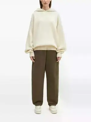 PANGAIA Elastic-waistband Sweatpants - Brown