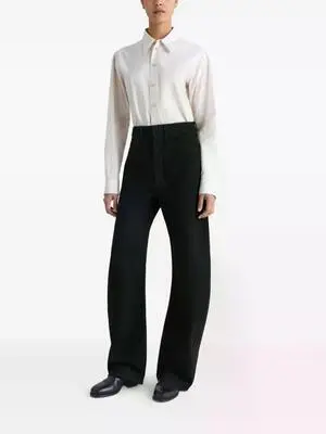 LEMAIRE High-waisted Curved Jeans - Black