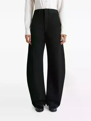 LEMAIRE High-waisted Curved Jeans - Black