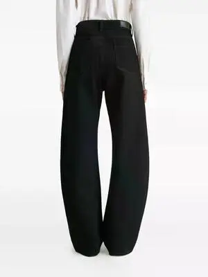 LEMAIRE High-waisted Curved Jeans - Black
