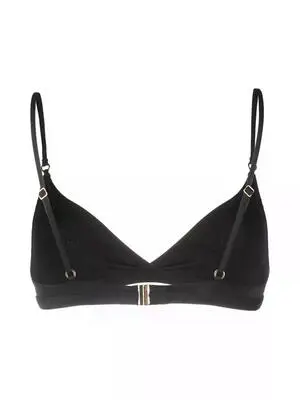 Stella McCartney Crystal-star Triangle Bikini Top - Black