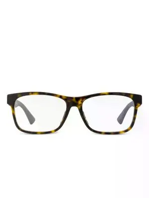 Gucci Gg0176 Tortoiseshell Glasses - Brown