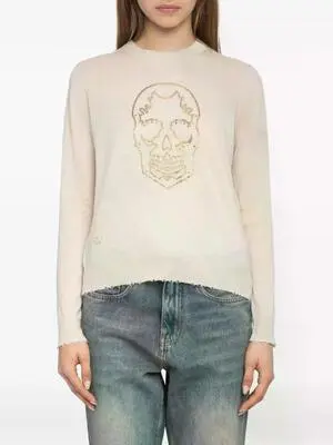 Zadig&Voltaire Skull-embellished Cashmere Sweater