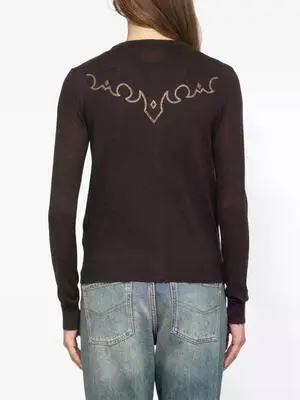 Zadig&Voltaire Embellished Cashmere Cardigan