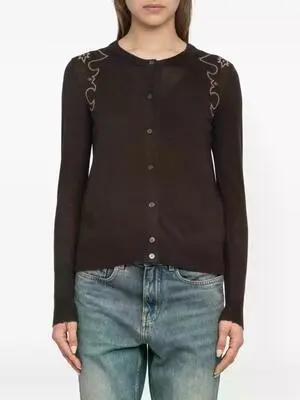 Zadig&Voltaire Embellished Cashmere Cardigan