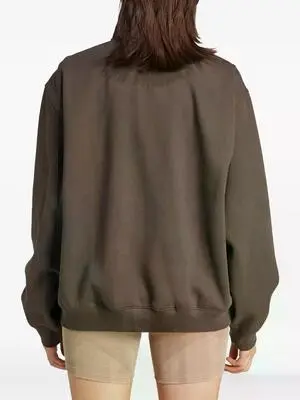 Adidas Half-zip Sweatshirt - Brown