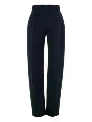 Alexander McQueen Pleated Wool Trousers
