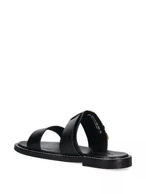 Marc O'polo Buckled Leather Slides