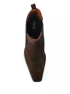 Paris Texas Pointed-toe Block-heel Boots