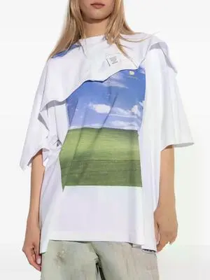 Vetements Graphic-print Layered T-shirt