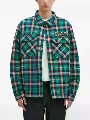 BILLIONAIRE BOYS CLUB Plaid Shirt Jacket - Green