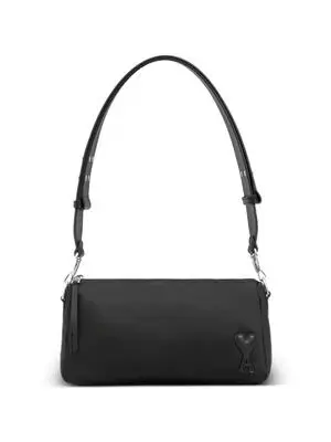 AMI Paris Marcel Padded Shoulder Bag - Black