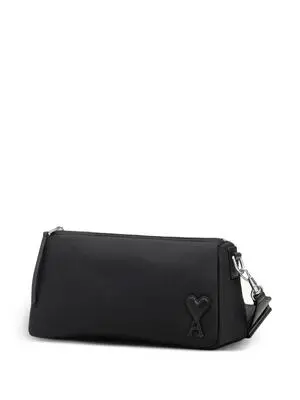 AMI Paris Marcel Padded Shoulder Bag - Black
