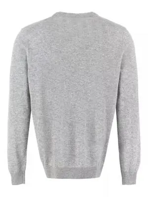 THE (ALPHABET) Cashmere Crew-neck Sweater - Grey