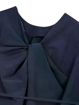 STUDIO TOMBOY Twisted Pleated Blouse - Blue