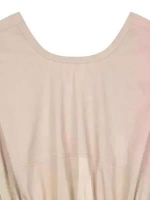 STUDIO TOMBOY Twisted Neckline A-line Dress - Neutrals