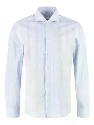 THE (ALPHABET) Striped Cotton Shirt