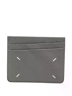 MAISON MARGIELA Leather Cardholder - Grey