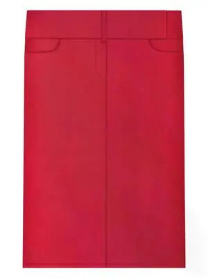 COURREGES Belted Mid-length Skirt - Pink