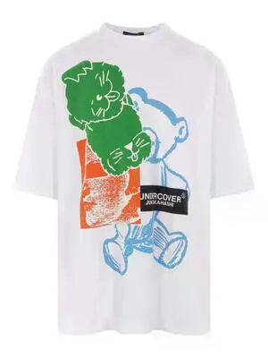 UNDERCOVERISM Graphic-print Crew-neck T-shirt - White