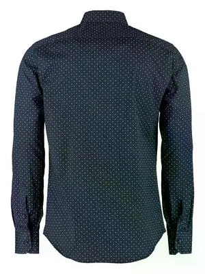 THE (ALPHABET) Printed Long-sleeved Shirt - Blue