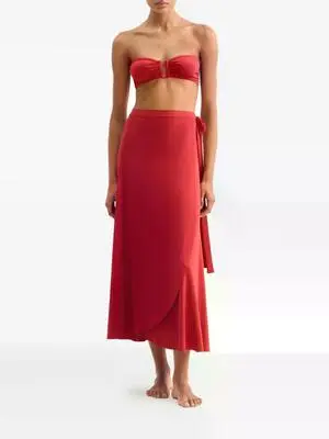 ERES Julieta Wrap-effect Beach Skirt
