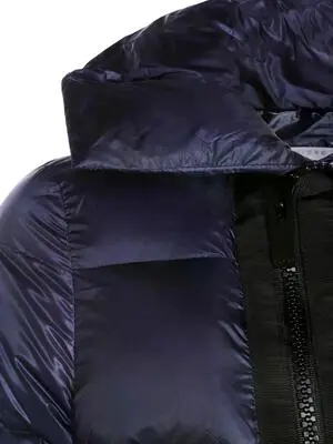 Sacai Asymmetric-zip Padded Jacket - Blue
