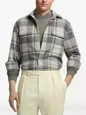 Ralph Lauren Purple Label Checked Pocket Shirt