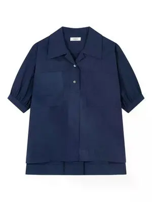 STUDIO TOMBOY Puff-sleeve Shirt - Blue