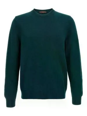 ZANONE Crew-neck Wool Sweater - Green