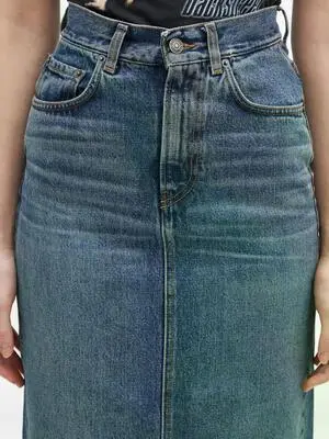 Fiorucci High-waisted Denim Midi Skirt