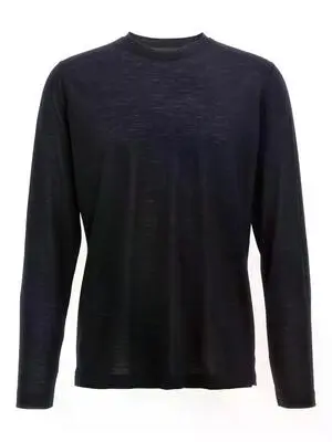 ZANONE Crew-neck Long-sleeves T-shirt - Blue
