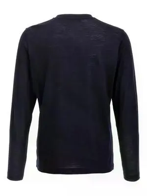 ZANONE Crew-neck Long-sleeves T-shirt - Blue