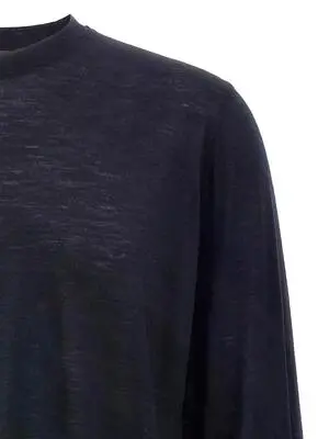 ZANONE Crew-neck Long-sleeves T-shirt - Blue