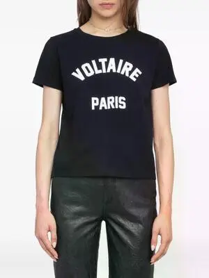Zadig&Voltaire Alys Cotton T-shirt - Black