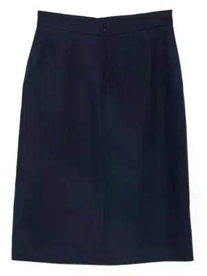 Valentino Garavani Belted Midi Skirt - Blue