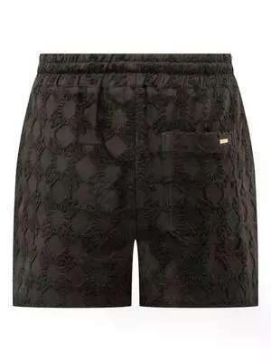 Amiri Drawstring Cotton-blend Shorts - Brown